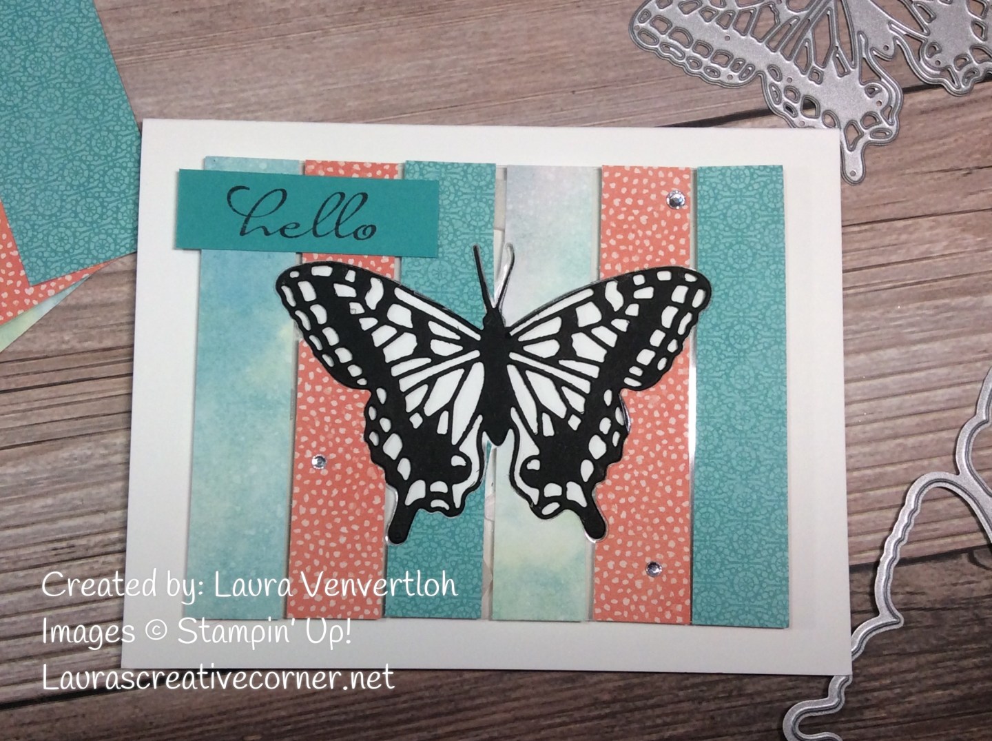 Floating Inlaid Die Cut Shapes